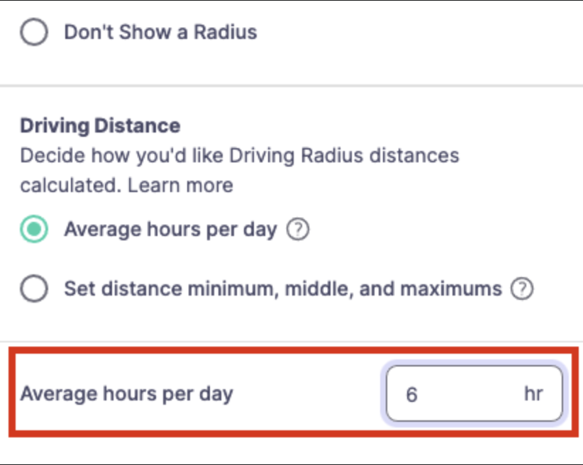 Driving Radius – RV LIFE Resources & Support