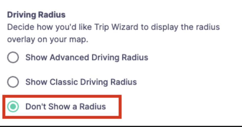 Driving Radius – RV LIFE Resources & Support