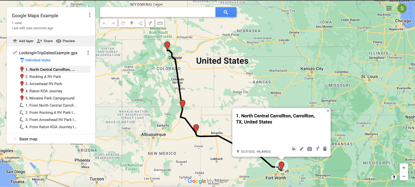 Importing Trip Maps to Google Maps – RV LIFE Resources & Support